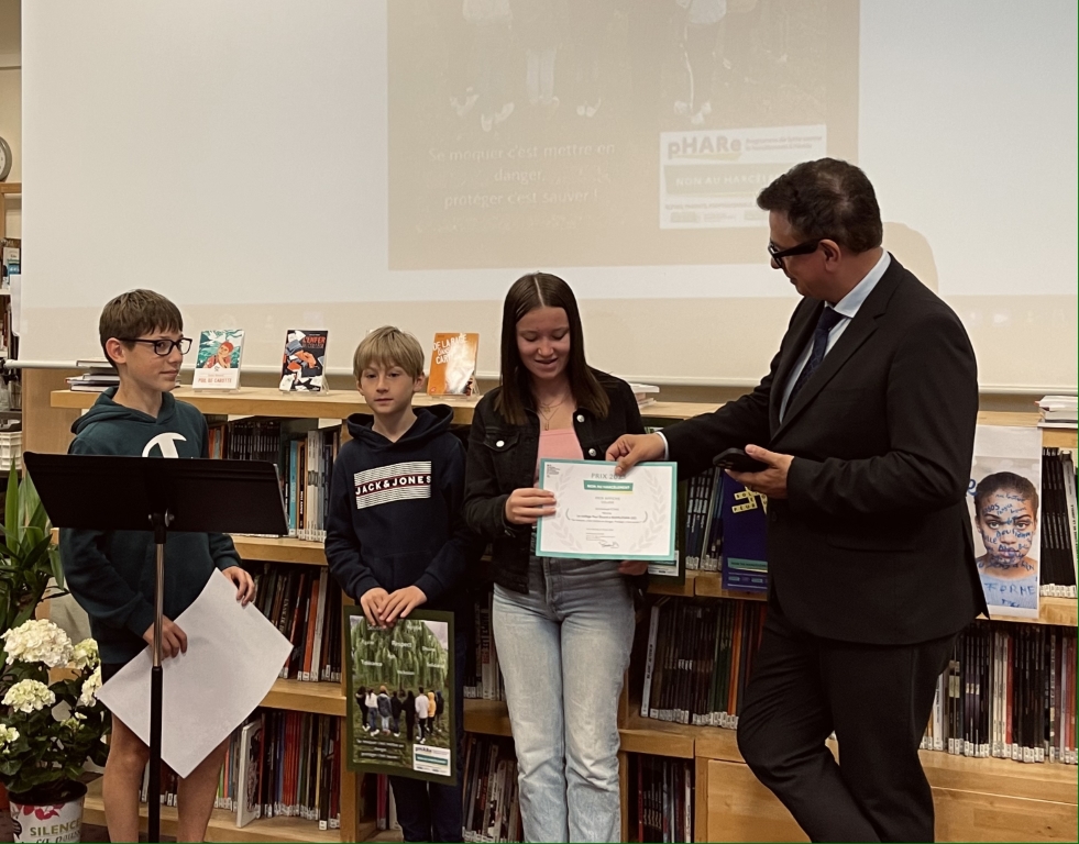 Concours "Non au harcèlement" : Remise des prix aux lauréats académiques | Académie de Rennes
