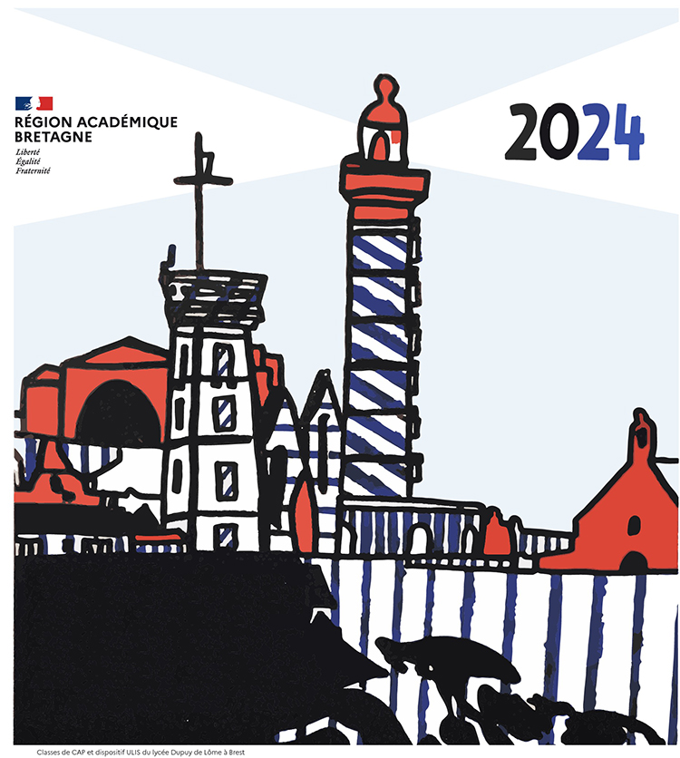 L'académie de Rennes vous souhaite une belle et heureuse année 2024 ...