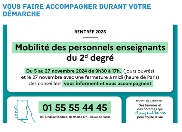 Le mouvement inter académique | Académie de Rennes