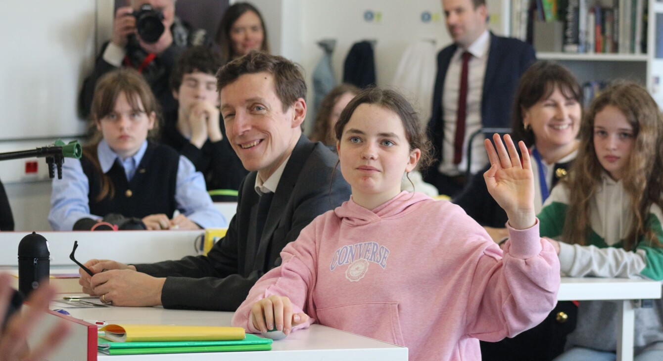 Visite du Ministre Édouard Geffray au collège Louis Guilloux à Montfort ...